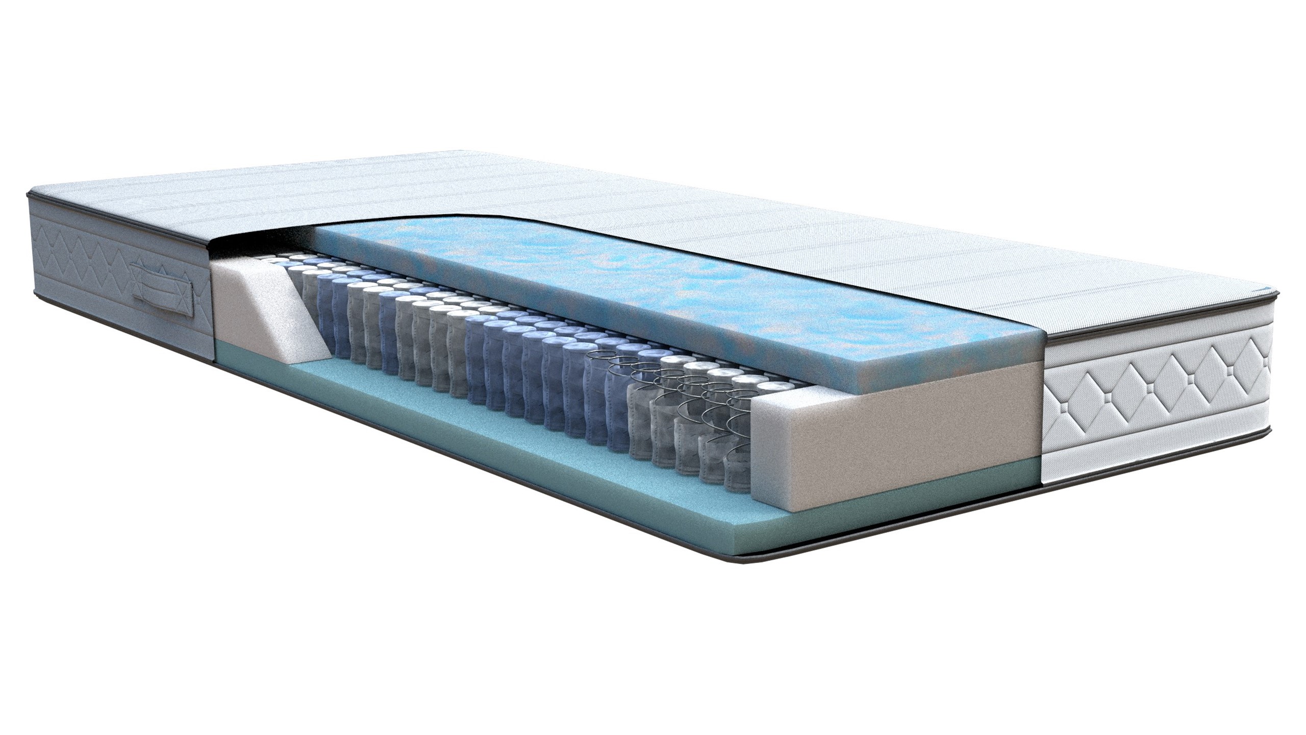 pocketveermatras Platinum Pocket Deluxe Gel "matras voor het leven ...
